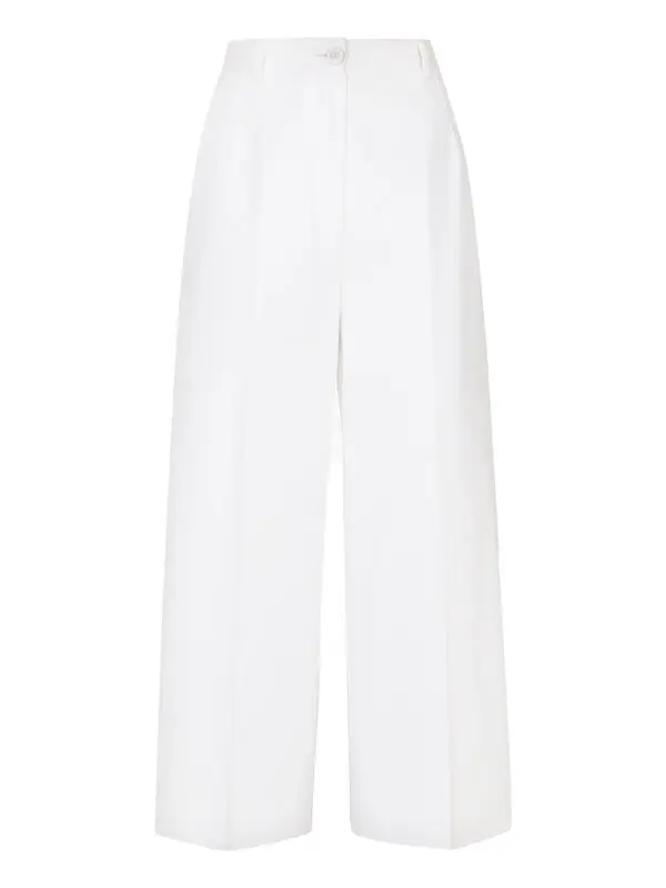 Dolce & Gabbana High-waist Trousers - White
