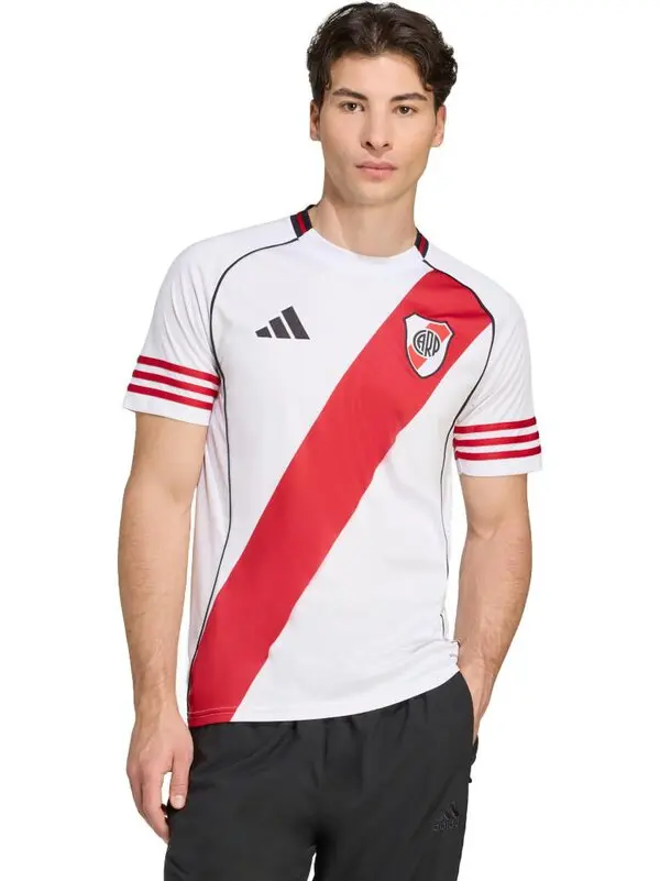 Adidas River Plate 25/26 Home Jersey - White / Team Power Red 2