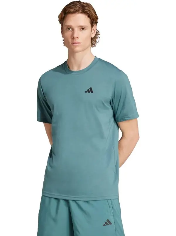 Adidas Train Essentials Feelready Training Tee - Preloved Teal / Black