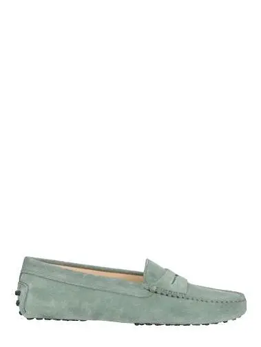TOD'S Leather Loafers - Sage Green