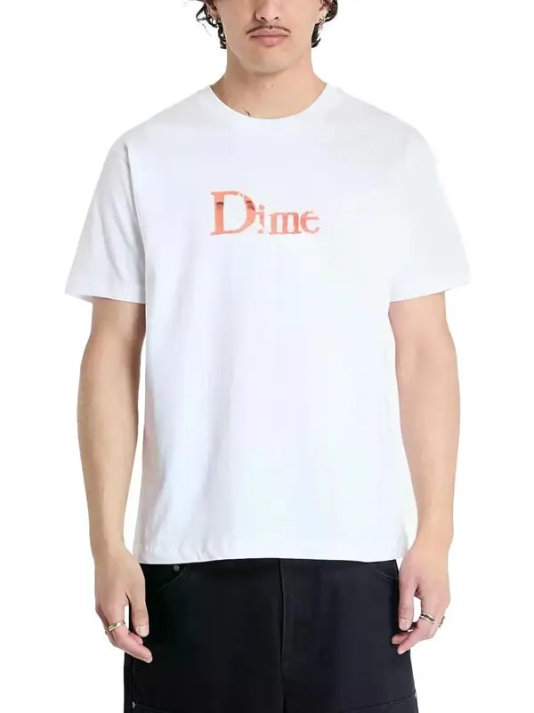 DIME Logo-print T-shirt - White