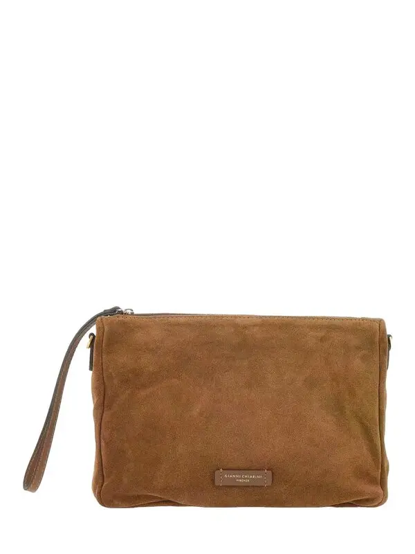 GIANNI CHIARINI Nora Wristlet - Brown