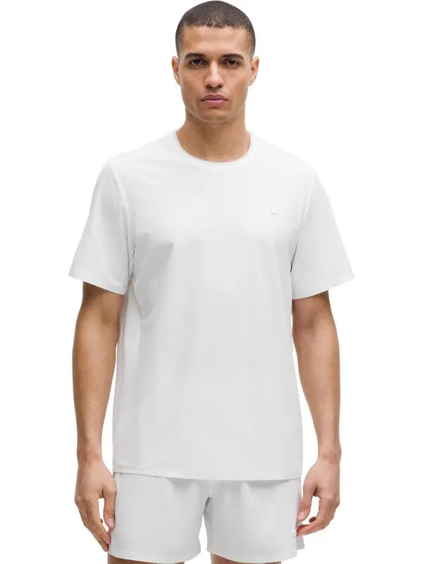 Lululemon Uv-protective Striped Mesh T-shirt - White