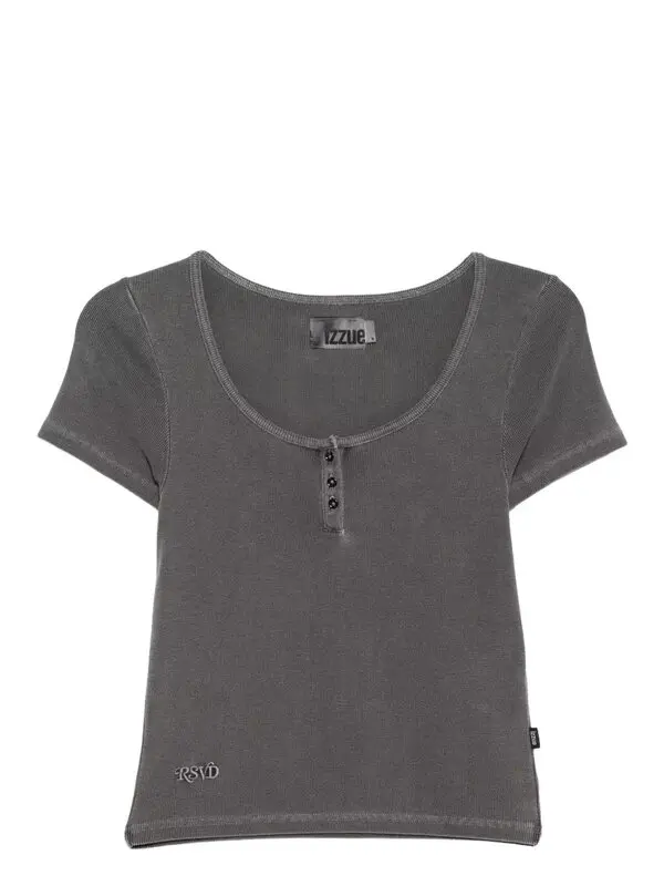 Izzue Henley Top - Grey