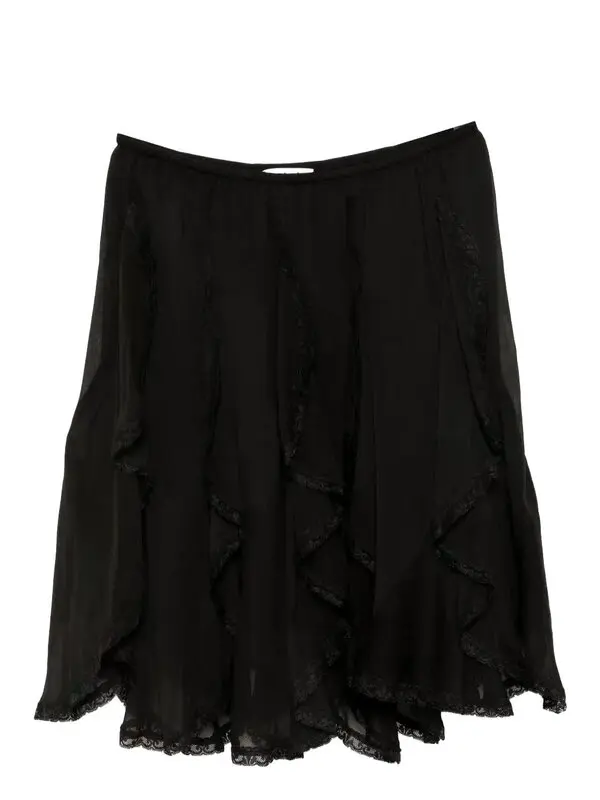 B+AB Ruffled Skirt - Black