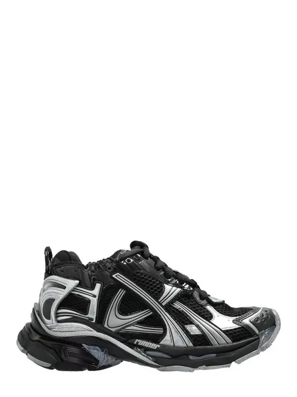 Balenciaga Panelled Sneakers - Black