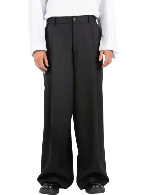 SOCIETE ANONYME Pleated Wide Leg Pants - Black