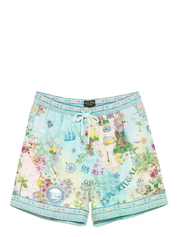 Camilla Swim Shorts - Green