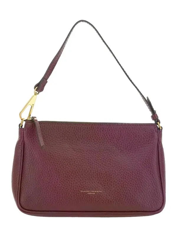 GIANNI CHIARINI Leather Shoulder Bag - Red