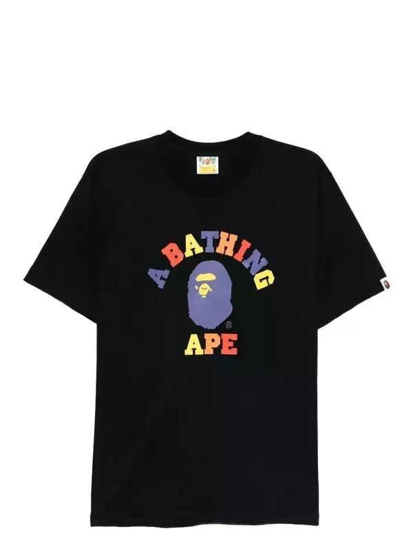 A BATHING APE Printed T-shirt - Black