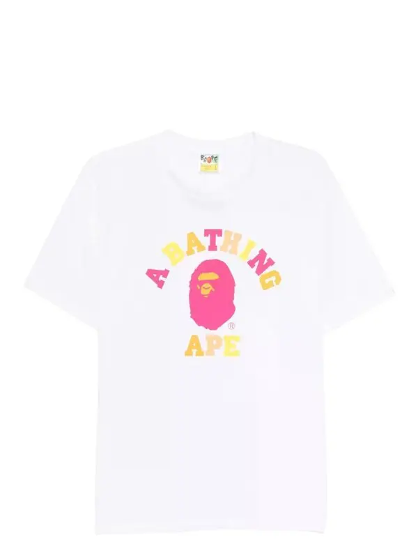 A BATHING APE Printed T-shirt - White