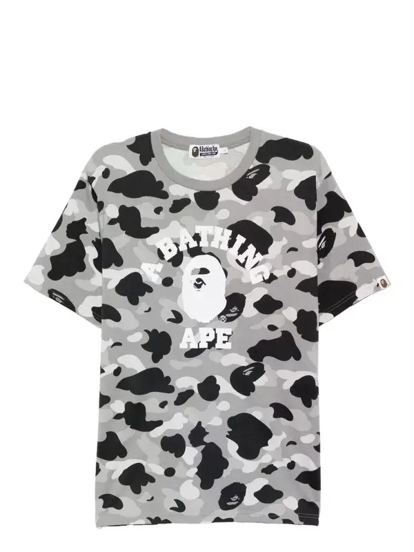 A BATHING APE 1st Camo College T-shirt - Grey