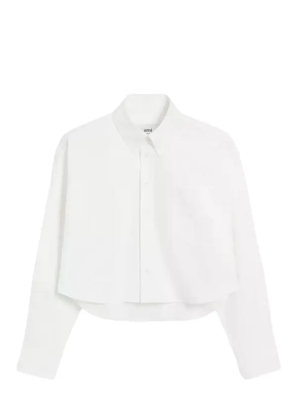Ami Mother-of-pearl Button Shirt - White
