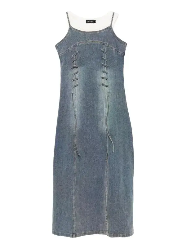 TOUT A COUP Denim Dress - Blue