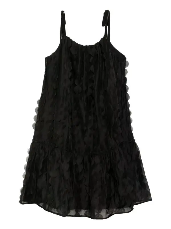 B+AB Textured Cami Dress - Black