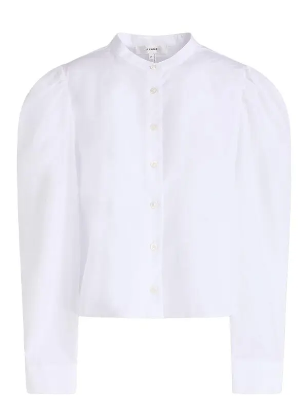 FRAME The Tuesday Cotton-poplin Shirt - White