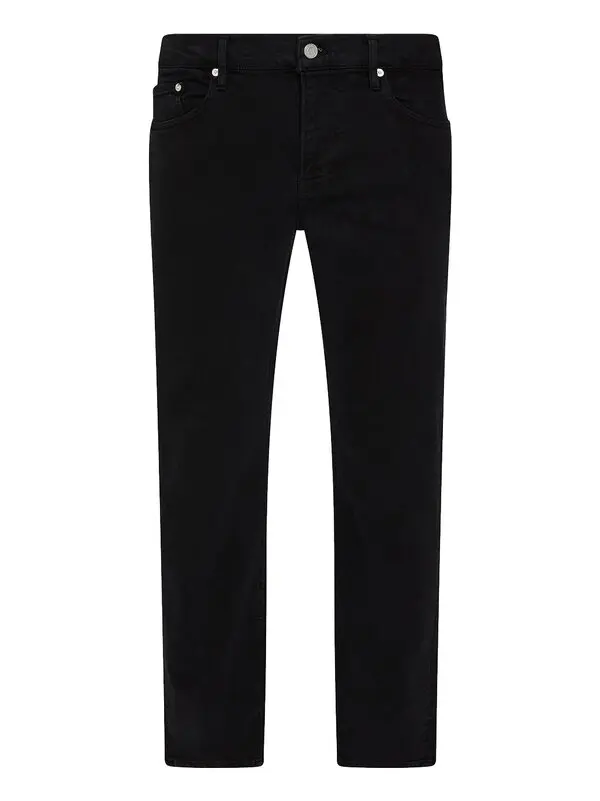 FRAME Jetset Modern Straight Denim Jeans - Black