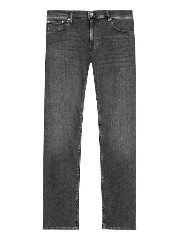 FRAME Jetset Modern Straight Denim Jeans - Dark Gray