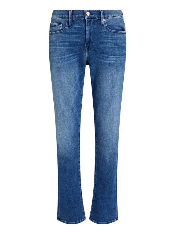FRAME L'homme Slim-fit Jeans - Mid Denim
