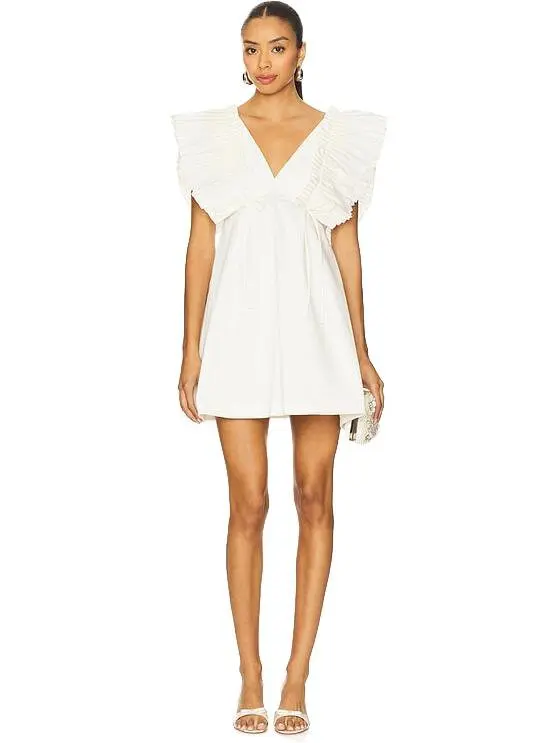 KIKA VARGAS Francine Dress - White