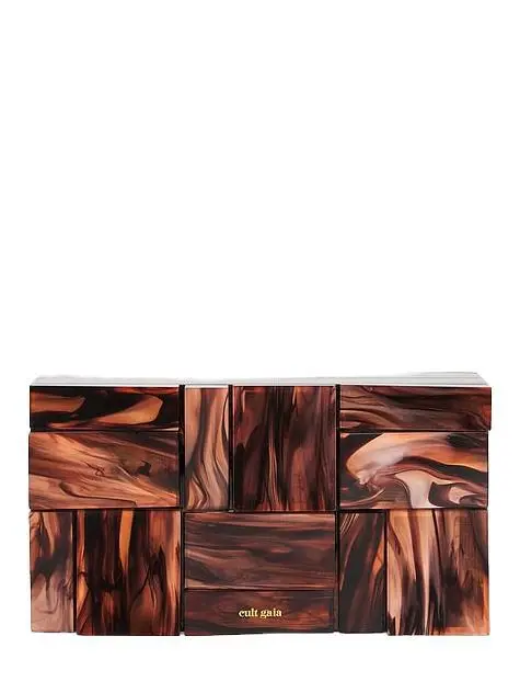 Cult Gaia Galleria Clutch - Bronze