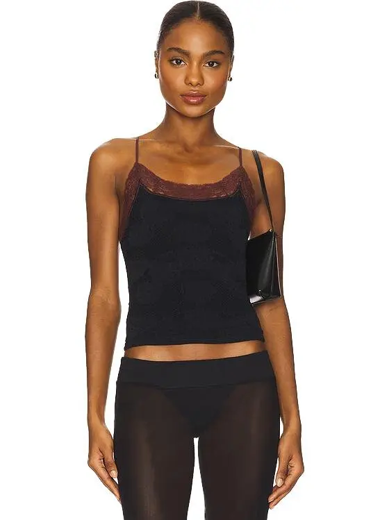 Free People Jules Seamless Cami - Black Combo