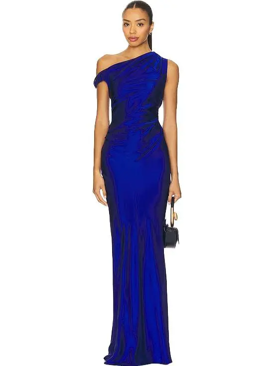 Amanda Uprichard Modesto Maxi Dress - Ultramarine