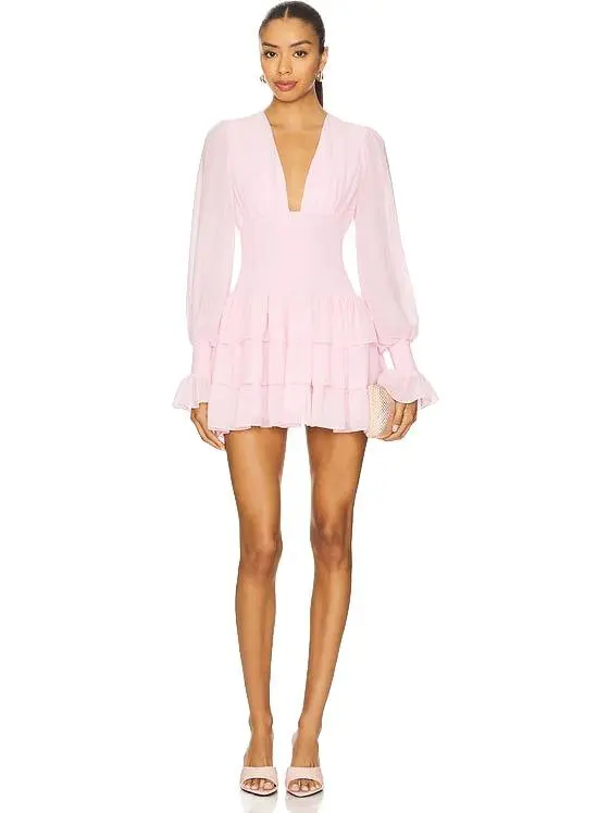 LOVERS AND FRIENDS Eloise Mini Dress - Baby Pink