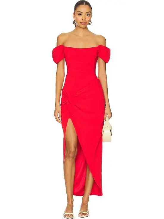 LOVERS AND FRIENDS Annie Maxi Dress - Red