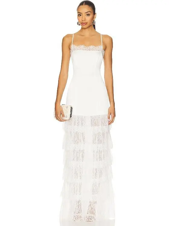 Majorelle Felicite Maxi Dress - White