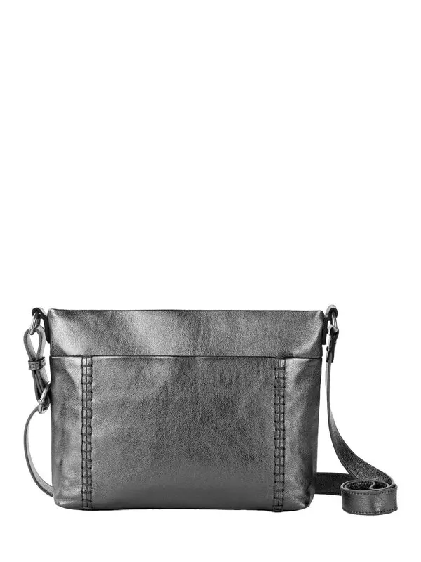 THE SAK Melrose Leather Crossbody Bag - Gunmetal