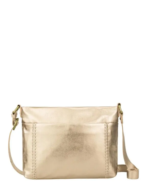 THE SAK Melrose Leather Crossbody Bag - Light Gold