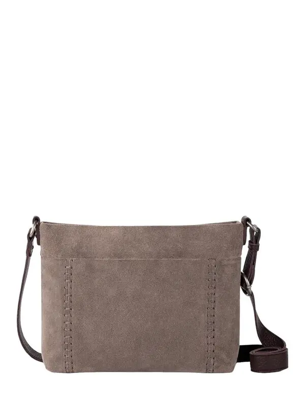 THE SAK Melrose Leather Crossbody Bag - Mushroom Suede