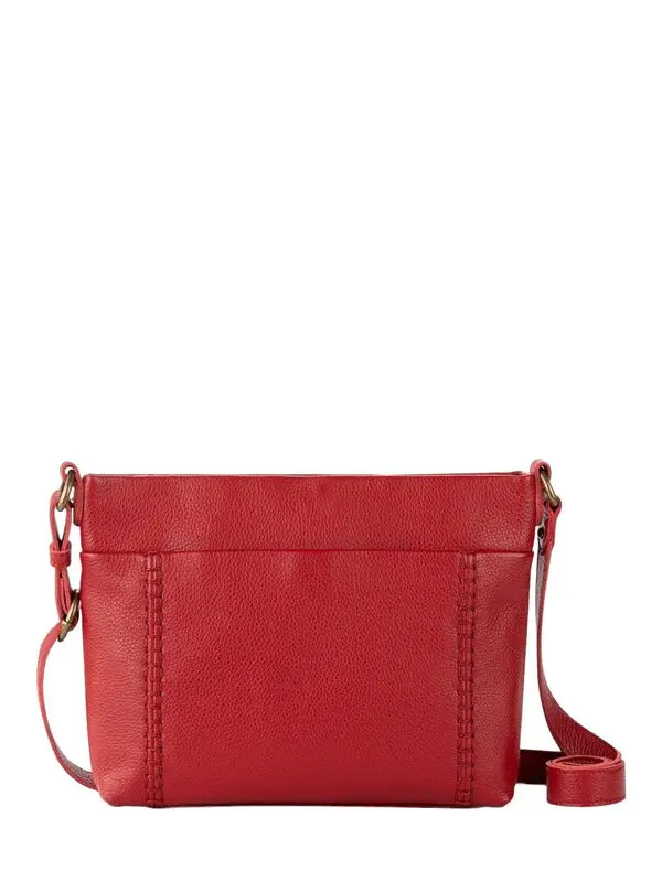 THE SAK Melrose Leather Crossbody Bag - Scarlet