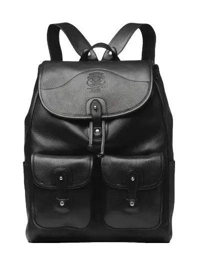 Ghurka Blazer No. 278 Backpack - Vintage Black Leather