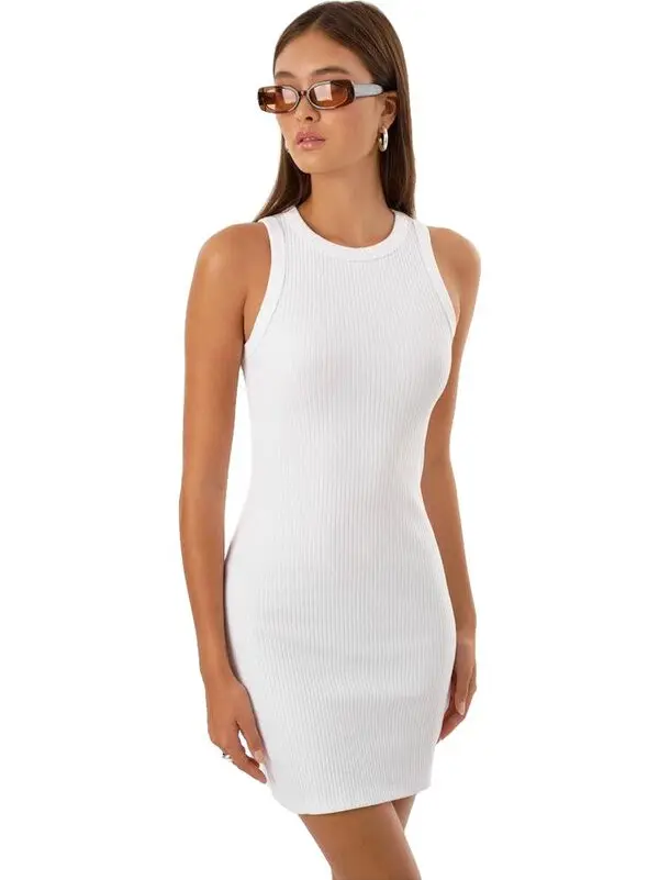 LAMARQUE Tiril Tank Mini Dress - White