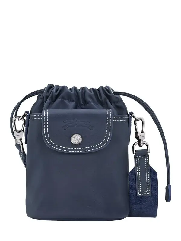 Longchamp Le Pliage Xtra Extra Small Leather Bucket Bag - Navy