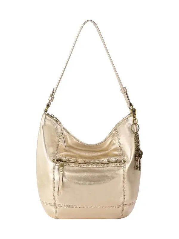 THE SAK Sequoia Leather Hobo Bag - Light Gold
