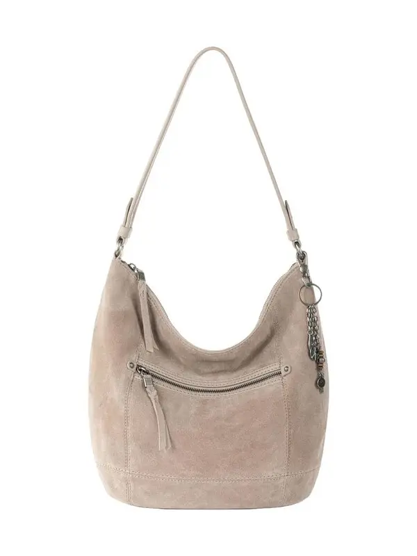 THE SAK Sequoia Leather Hobo Bag - Sand Suede