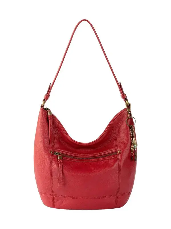 THE SAK Sequoia Leather Hobo Bag - Scarlet