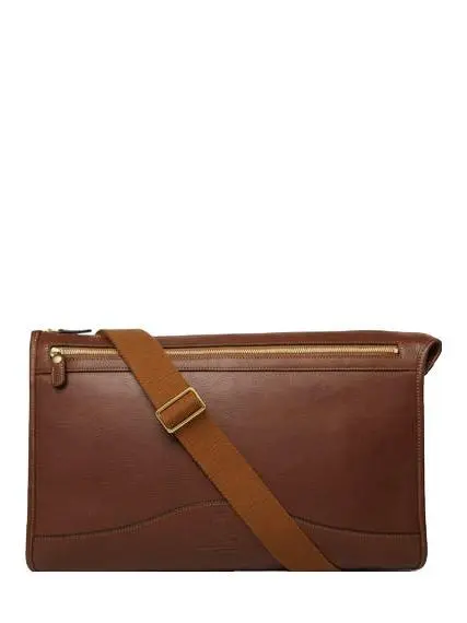 Ghurka Docket No. 7 Messenger Bag - Vintage Chestnut Leather