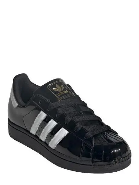 Adidas Superstar Ii Sneaker - Black/ White/ Gold Metallic