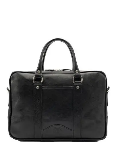 Ghurka Scout No. 295 Briefcase - Vintage Black Leather
