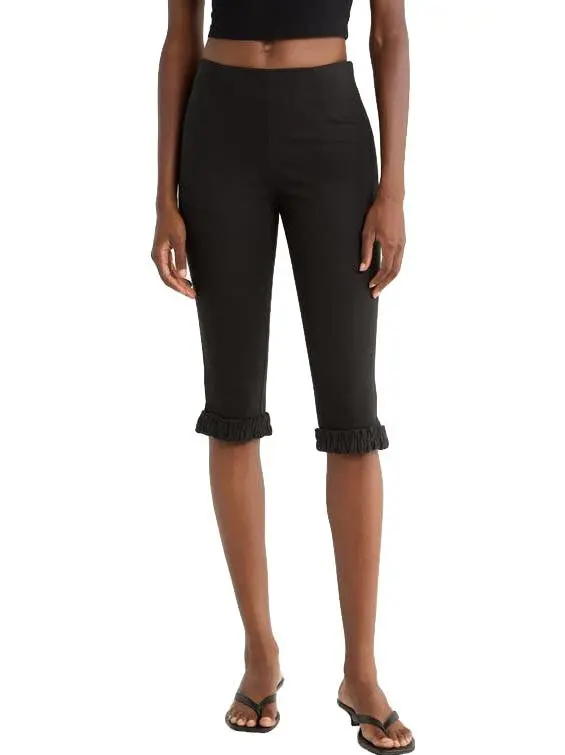 DAMSON MADDER Anisa Capri Pants - Black