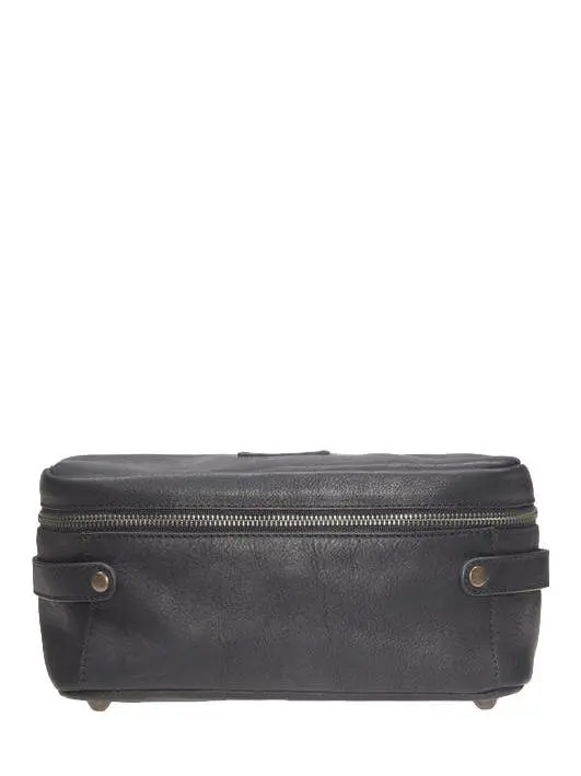Will Leather Goods Desmond Travel Kit - Black