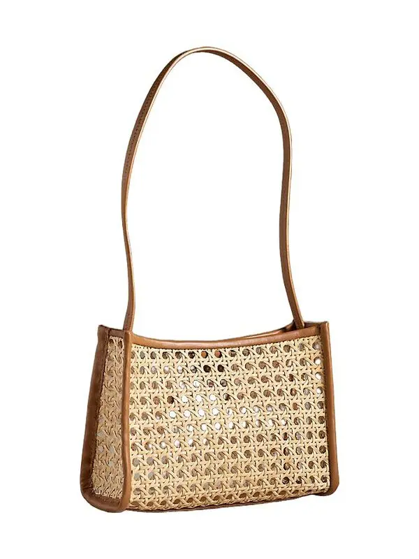 BEMBIEN Eliza Rattan Crossbody Bag - Copper