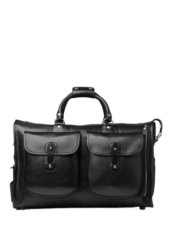 Ghurka Express No. 2 Travel Bag - Vintage Black Leather