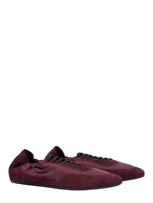 SCAROSSO Leggera Sneakers - Burgundy - Nylon