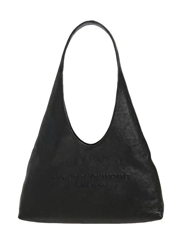 Alexander Wang Small Pike Leather Hobo Bag - Black