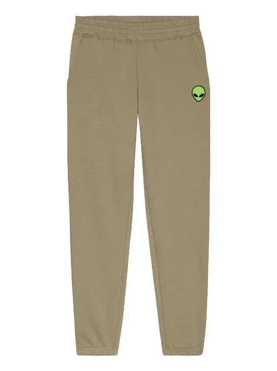 DALIX Alien Heavyweight Fleece Sweatpant - Beige
